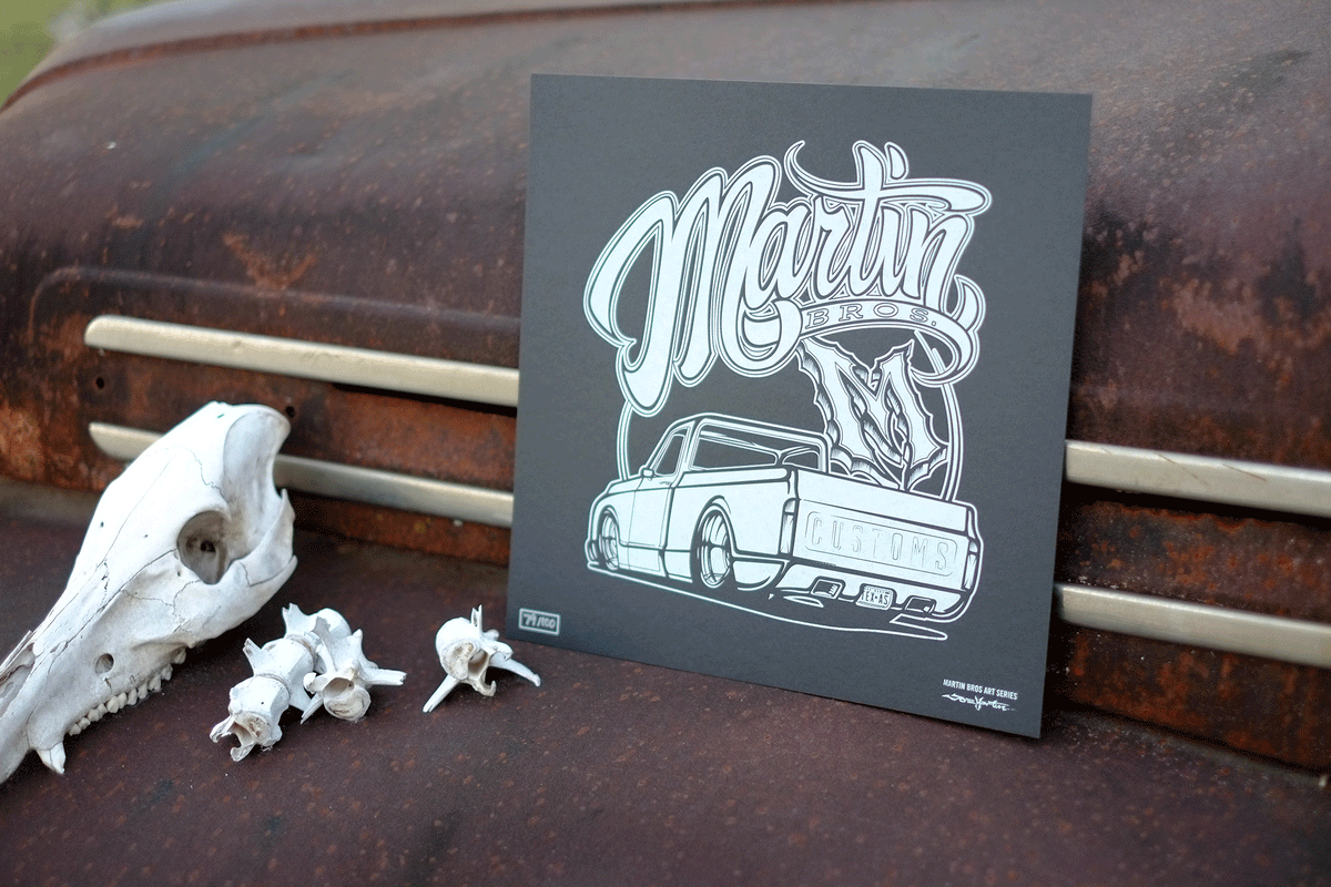 Limited Edition Print(s) - Bat Print – MARTIN BROS CUSTOMS