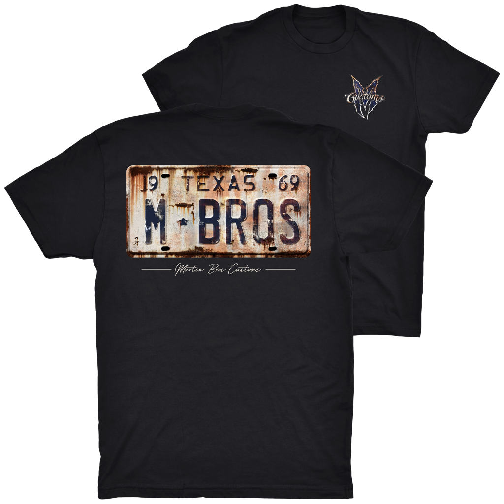 MEN'S LICENSE PLATE – MARTIN BROS CUSTOMS